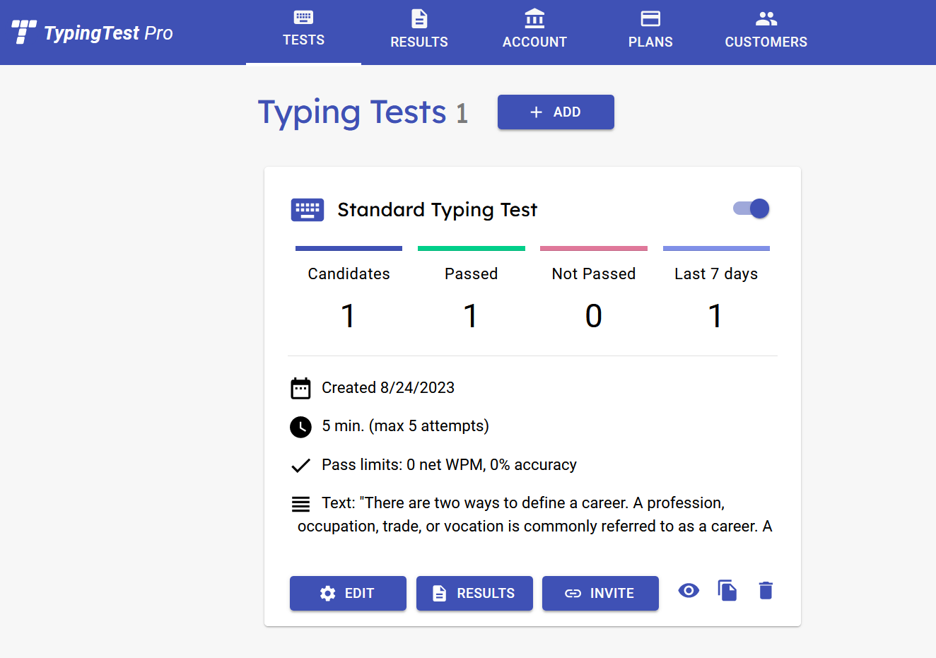 October 2023 Update: Improved TypingTest Pro Experience for Test Takers ...